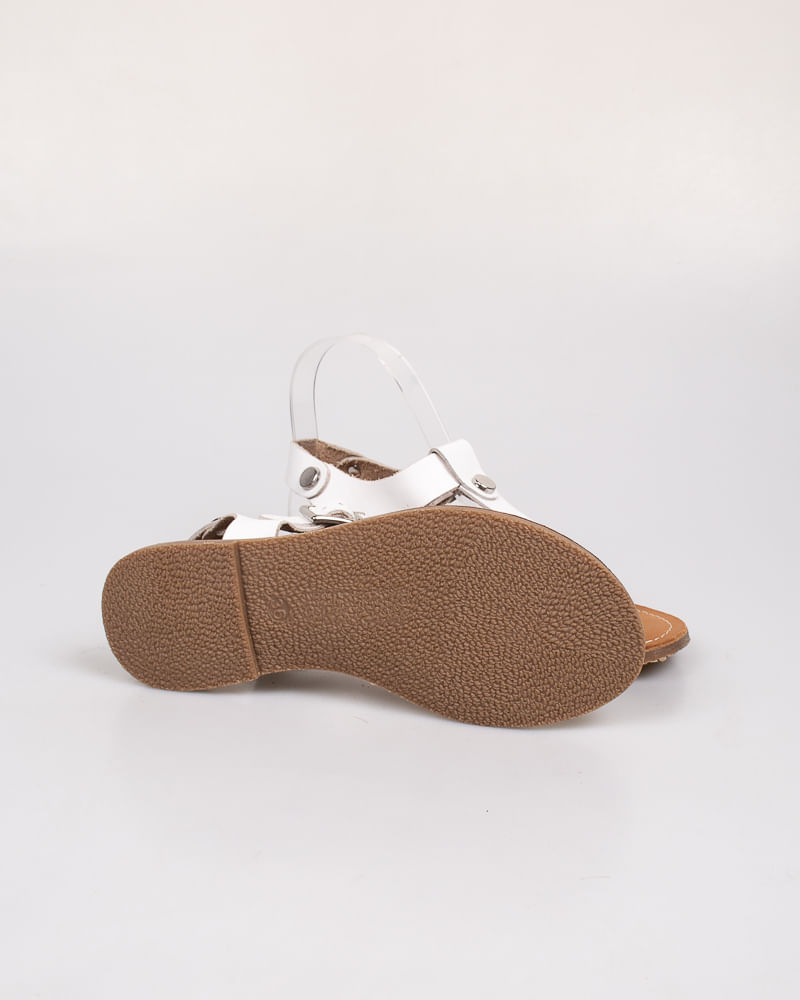 Sandale din piele naturala cu bareta intre degete pentru femei - Miniprix