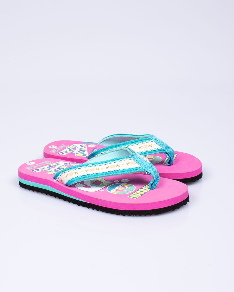 Slapi cu bareta intre degete pentru fete - Miniprix