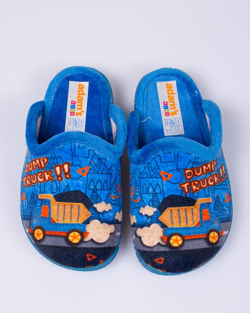 Papuci de casa cu talpa comoda si imprimeu - Miniprix