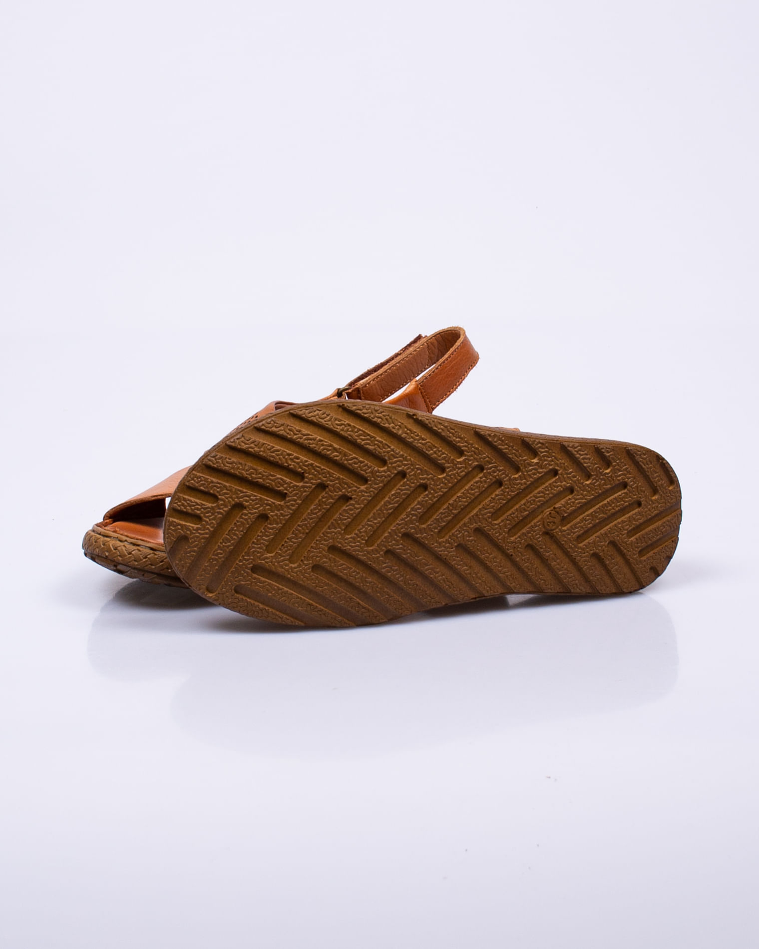 Sandale casual din piele naturala cu model perforat - Miniprix