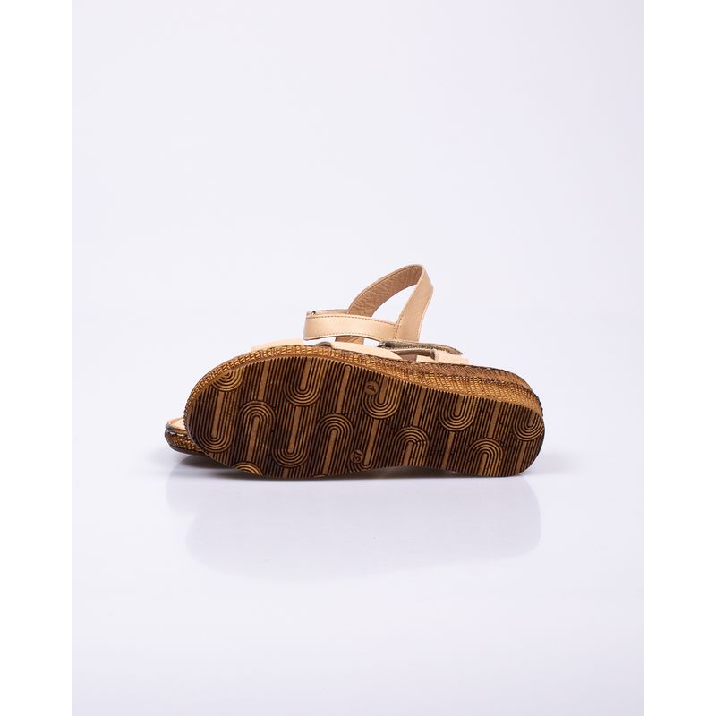 Sandale comode din piele naturala cu talpa inalta - Miniprix