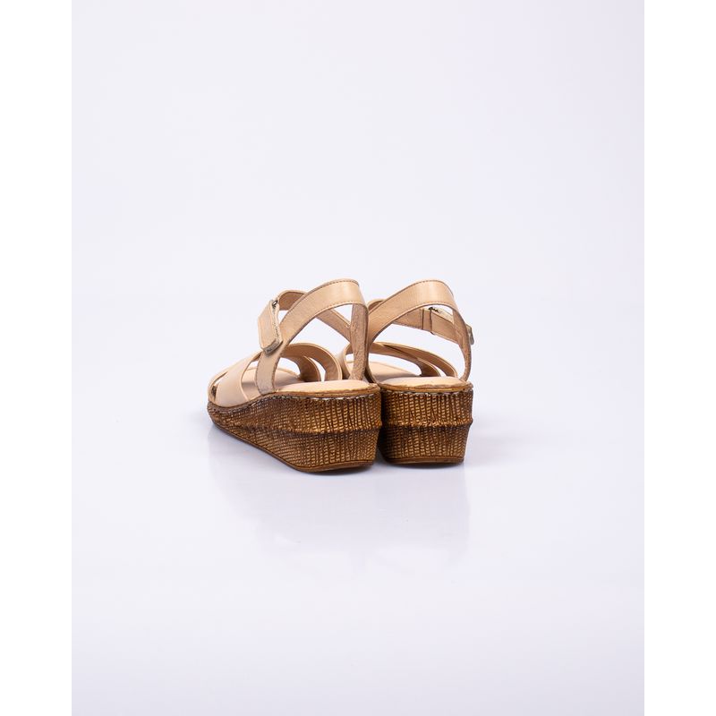 Sandale comode din piele naturala cu talpa inalta - Miniprix