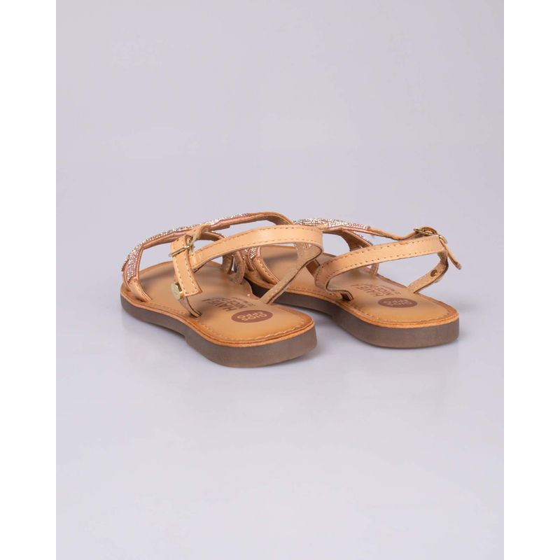 Sandale Gioseppo din piele naturala cu aplicatii pentru fete - Miniprix