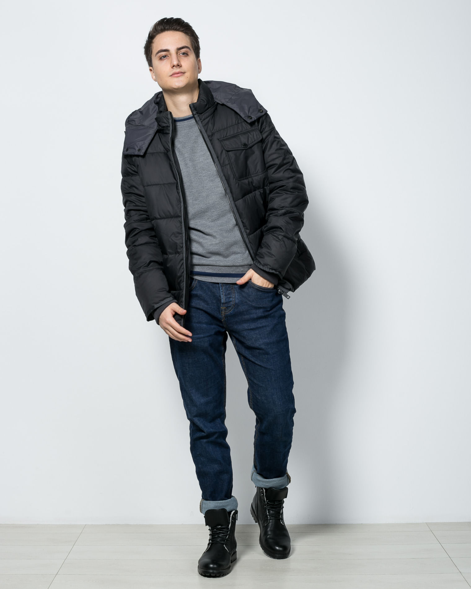 Geaca Kenvelo cu gluga detasabila - Miniprix