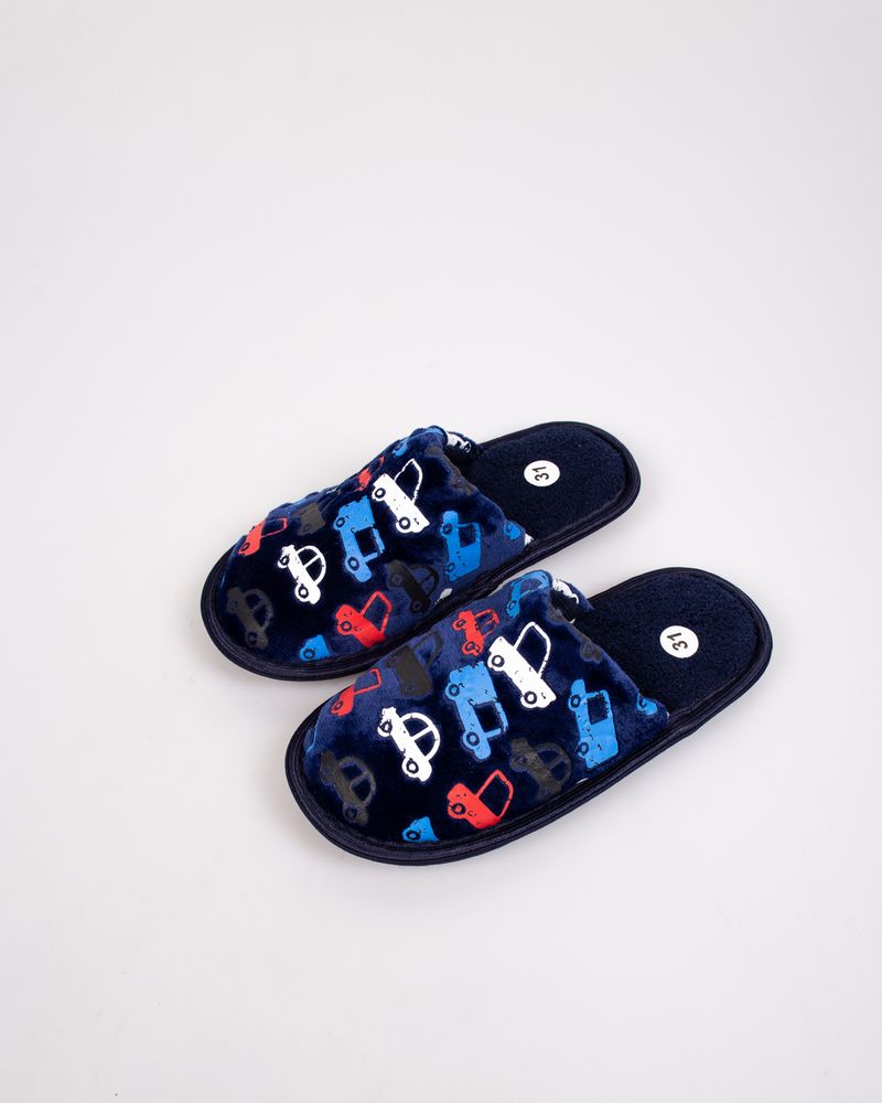 Papuci de casa caldurosi pentru baieti - Miniprix